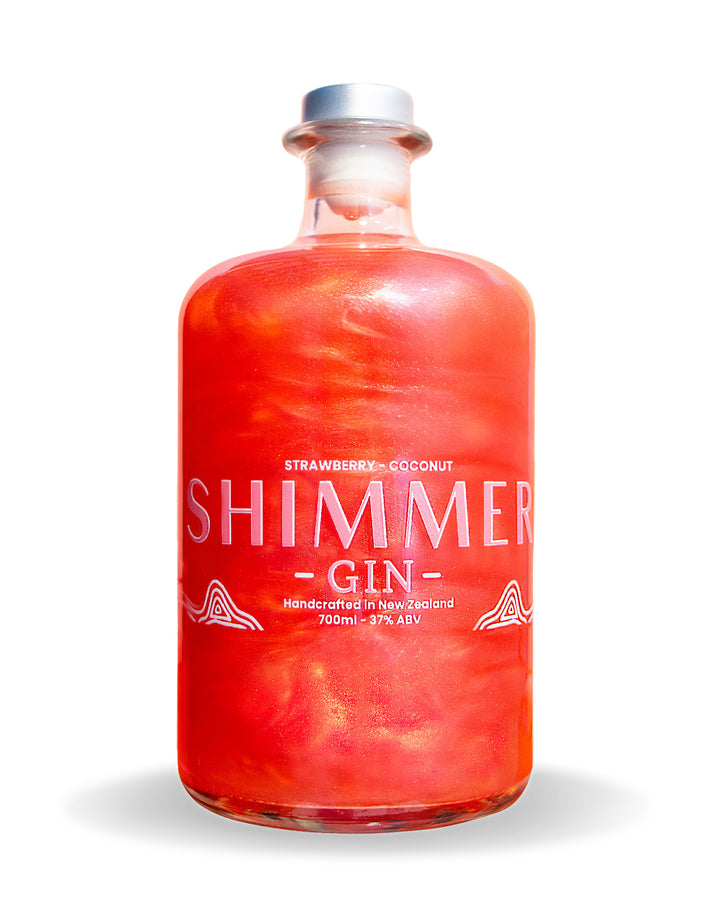 Red Shimmer Gin - Strawberry & Coconut 37% ABV - 700ml | SIP Distilling Co.
